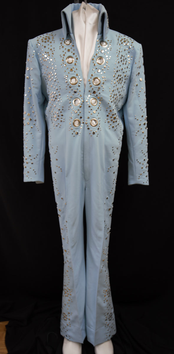 Powder Blue Suit (Custom) – ProElvisJumpsuits